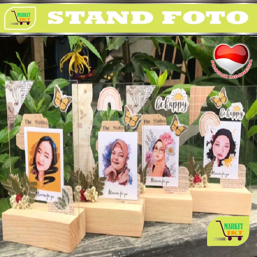 Jual STAND AKRILIK - STAND FOTO - PRICE TAG HOLDER - DUDUKAN AKRILIK ...