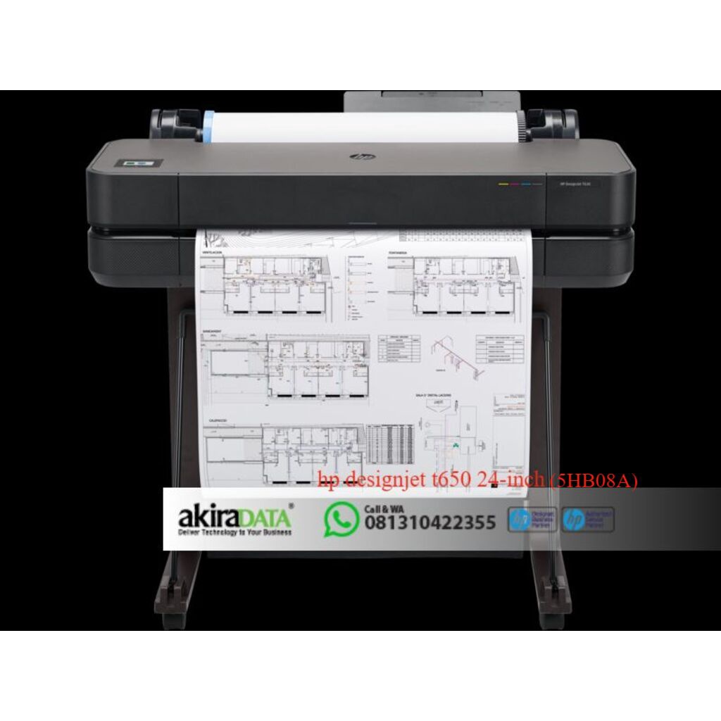 Jual HP DesignJet T650 24-in Printer (5HB08A) | Shopee Indonesia