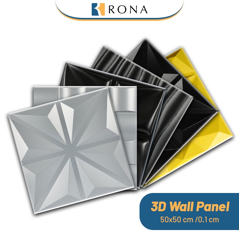 Jual RONA Wallpanel 3D Wall Panel Dinding Ornamen Bahan PVC Bisa ...