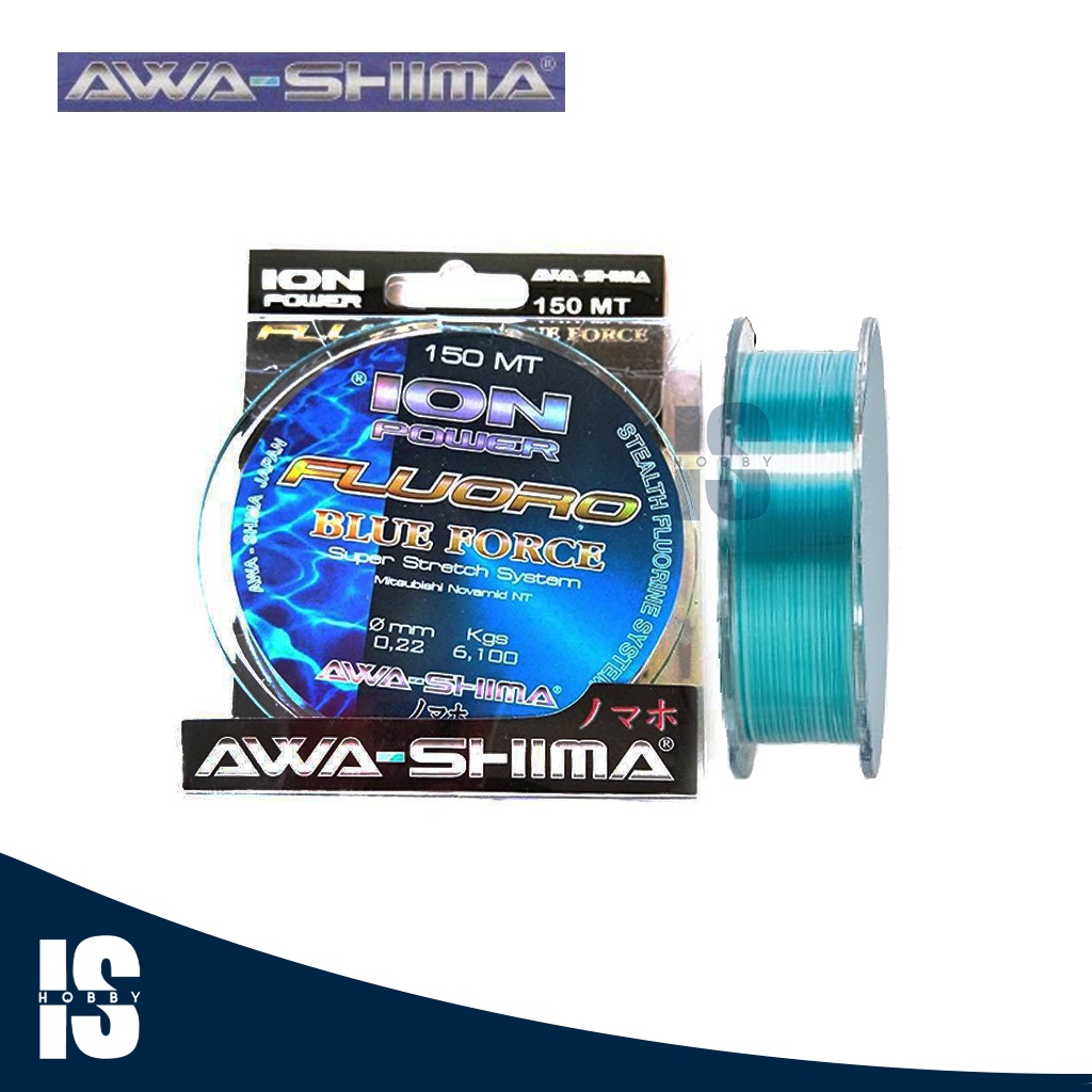 Jual Senar Pancing Nilon Awashima ION Power Fluoro Blue Force | Shopee ...