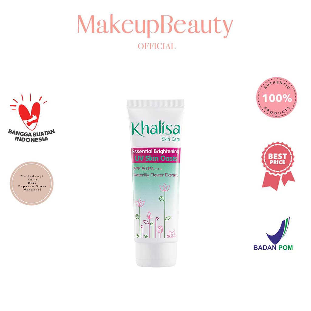 Jual KHALISA Essential Brightening UV Skin Oasis Sunscreen 40gr ...