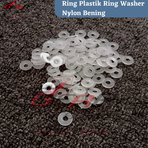 Jual "Ring Plastik Ring Washer Nylon Bening O Ring Murah Ring Baut Bodi ...