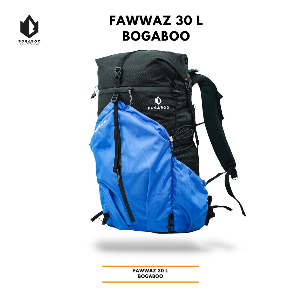 Jual BOGABOO FAWWAZ BACKPACK ULTRALIGHT Frameless 30 L Waterproof - Tas Ultralight Gunung - Tas ...