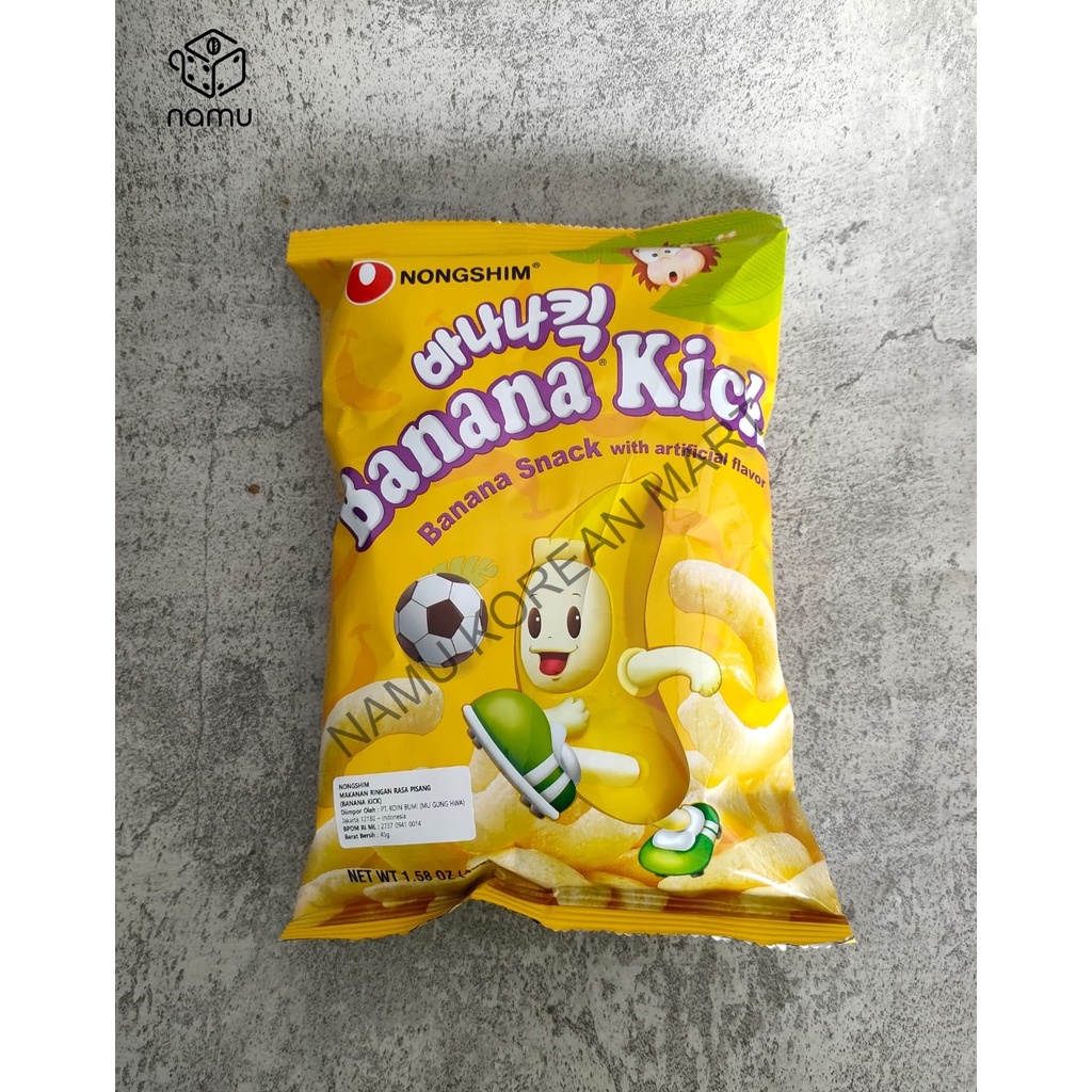 Jual Banana Kick Snack 45gr Nongshim [READY STOCK] | Shopee Indonesia