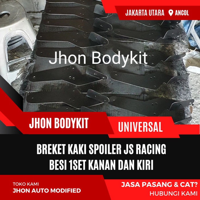 Jual BREKET KAKI SPOILER JS RACING BESI 1SET KANAN DAN KIRI | Shopee ...