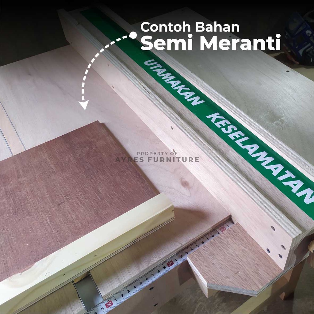 Jual Meja potong kayu / Table saw dari Circular Saw Rakitan Plywood ...