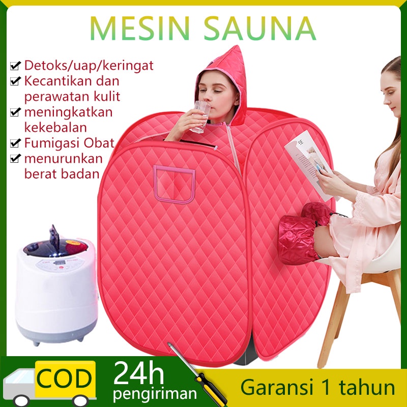 Jual kotak sauna / Portable Steam Sauna Alat Pelangsing Tubuh / Alat ...