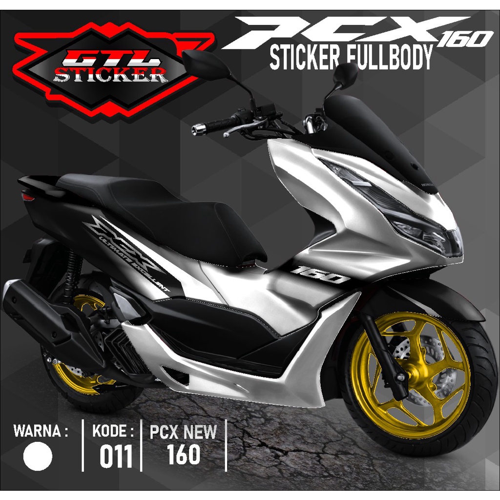 Jual Ddecal sticker variasi Honda PCX 160 full body-stiker decal ...