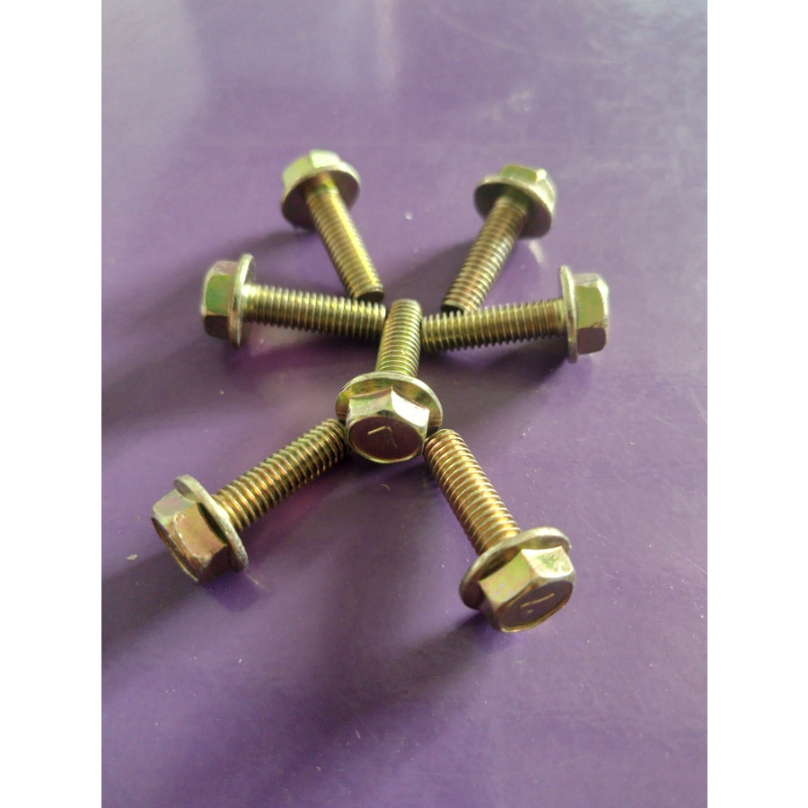 Jual Baut Flange 10x20 /Flange bolt/baut topi/kumci 14/(per pcs ...