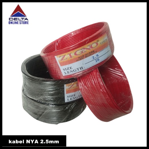 Jual Kabel NYA 2.5mm 20M kabel Tunggal-kabel listrik tunggal | Shopee ...