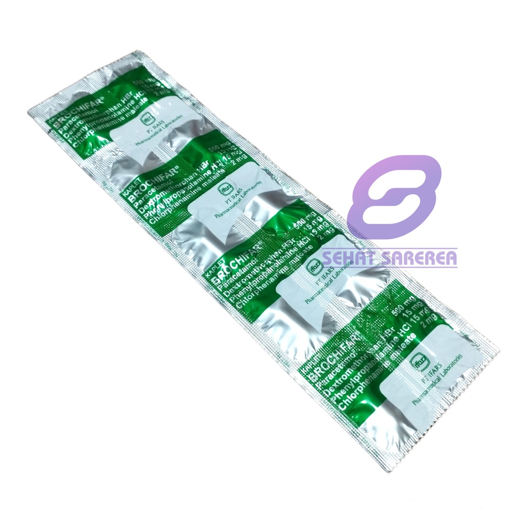 Jual Brochifar Strip 10 Kaplet Sakit kepala, hidung tersumbat, dan ...