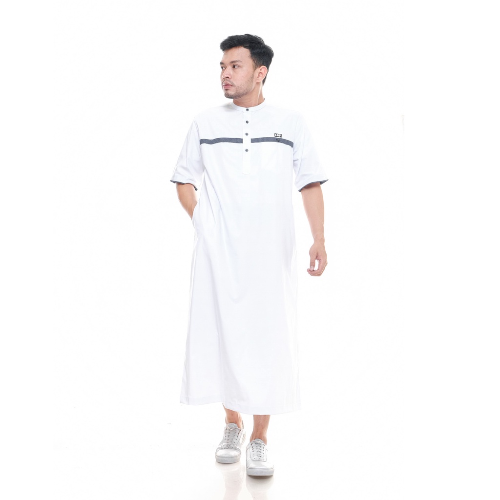 Jual Pakaian Baju Muslim Jubah Gamis Hanif Kasual Premium Terbaru Laki Laki Pria Dewasa Lengan ...