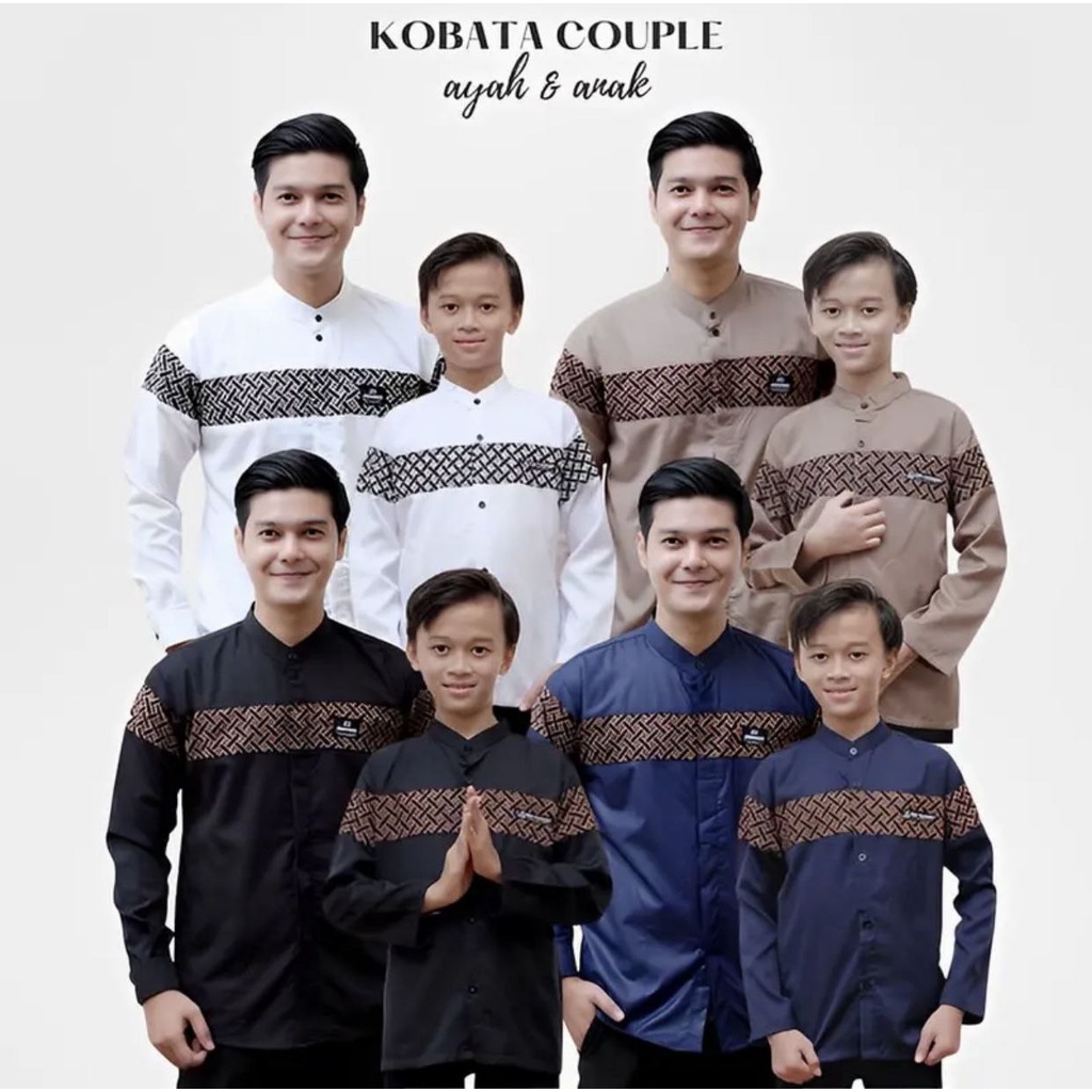 Jual Baju Koko Couple Ayah Dan Anak Lengan Panjang Motif Arjuna | Baju ... Jual Baju Koko Couple Ayah Dan Anak Lengan Panjang Motif Arjuna | Baju ...