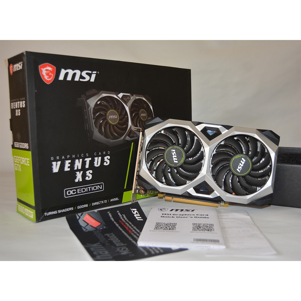 Jual VGA MSI GTX 1660 SUPER VENTUS OC - SECOND BAGUS BERGARANSI ...