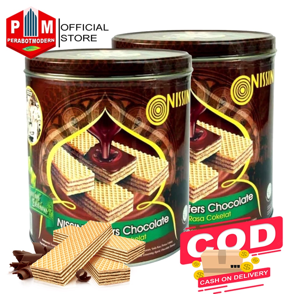 Jual Nissin Wafer Rasa chocolate coklat 300gr special edition | Shopee ...
