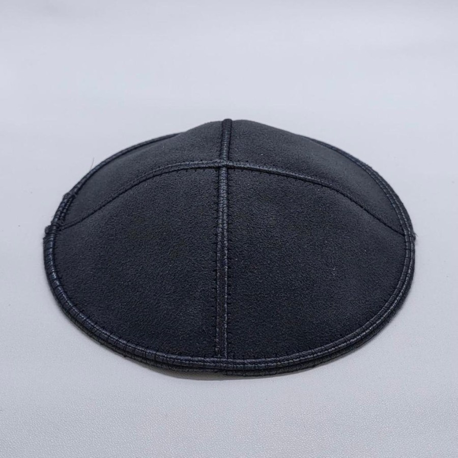 Jual Topi Yahudi DARK GREY SUEDE Kippah by Israel | Shopee Indonesia