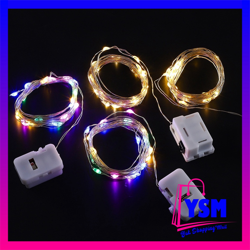 Jual YSM Lampu Tumblr Kawat Mini 1 Meter Lampu Hias Dekorasi Gift Box ...