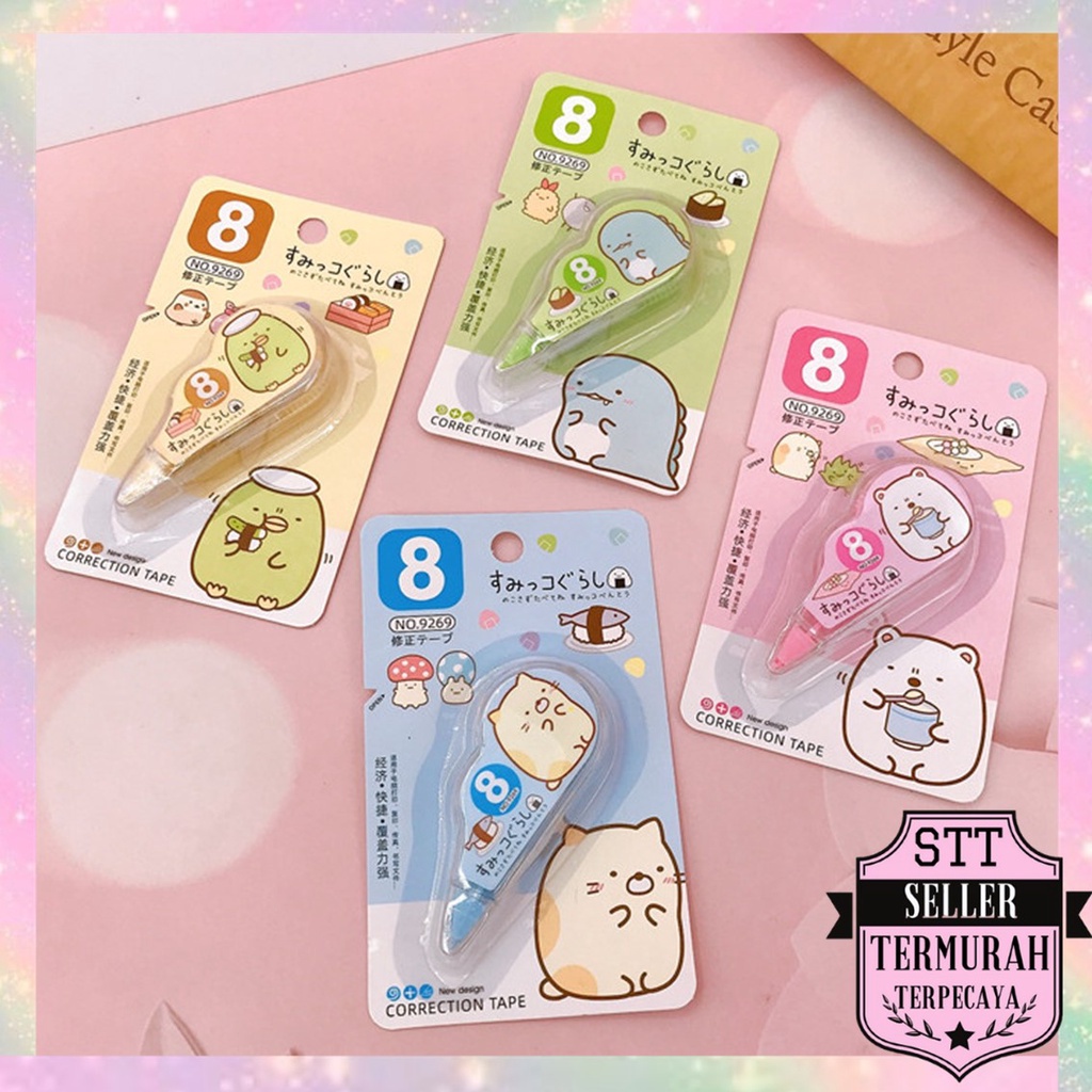 Jual STT Correction Tape Students Stationary School Supplies 8M ...