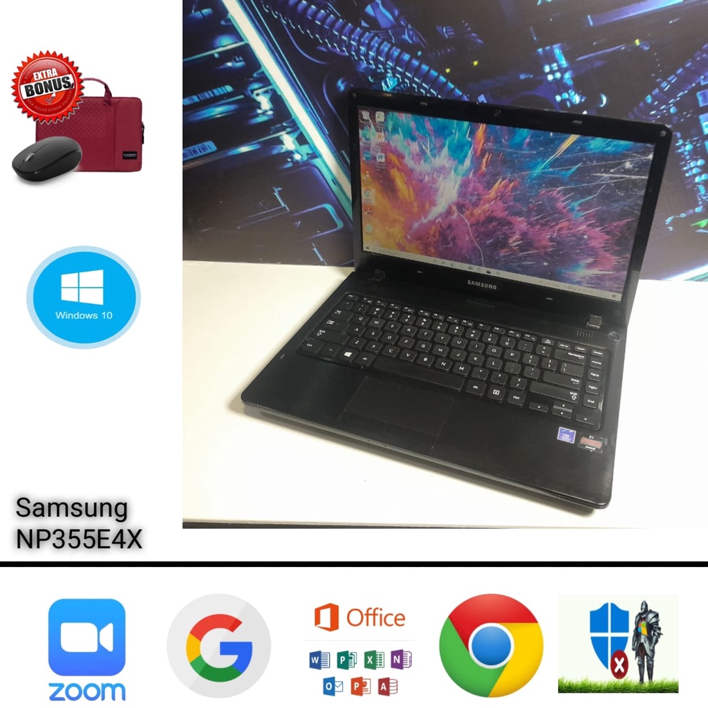Jual Laptop Samsung NP355E4X AMD E1 Ram 4GB HDD 500GB VGA Radeon ...