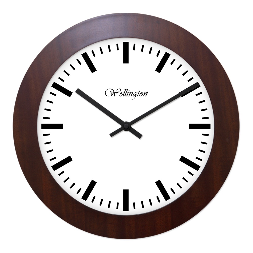 Jual Jam Dinding Kayu Wellington Wooden Clock Ukuran 30cm | Shopee ...