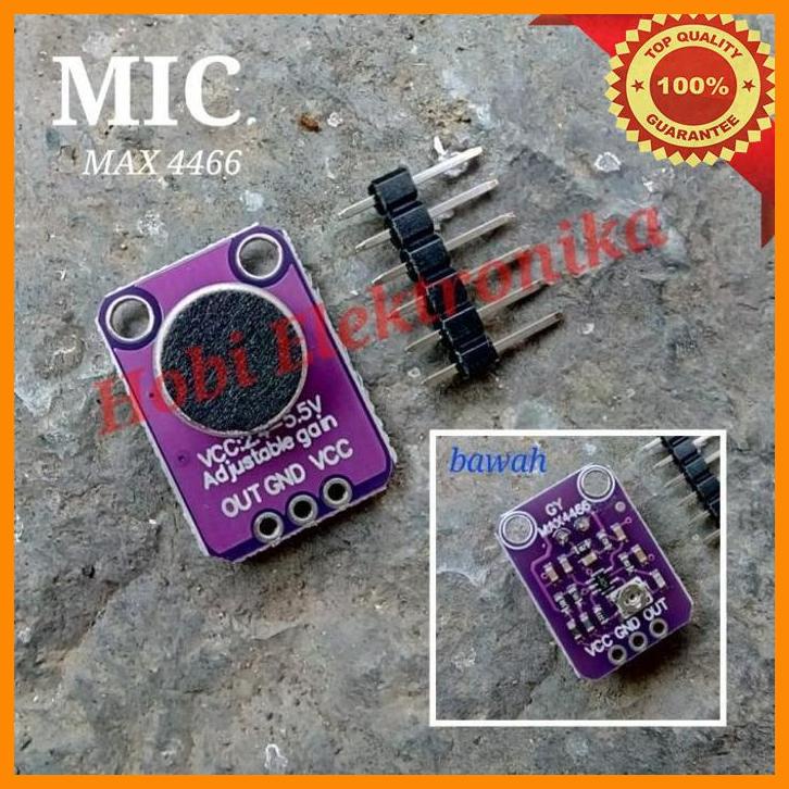Jual (HOBIE) MODUL MICROPHONE MAX4466 MAX 4466 ADJUSTABLE GAIN | Shopee Indonesia