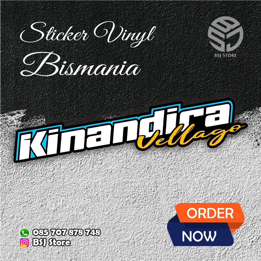 Jual Sticker Vinyl Kinandira Vellago Julukan Bus STJ Bismania by BSJ ...