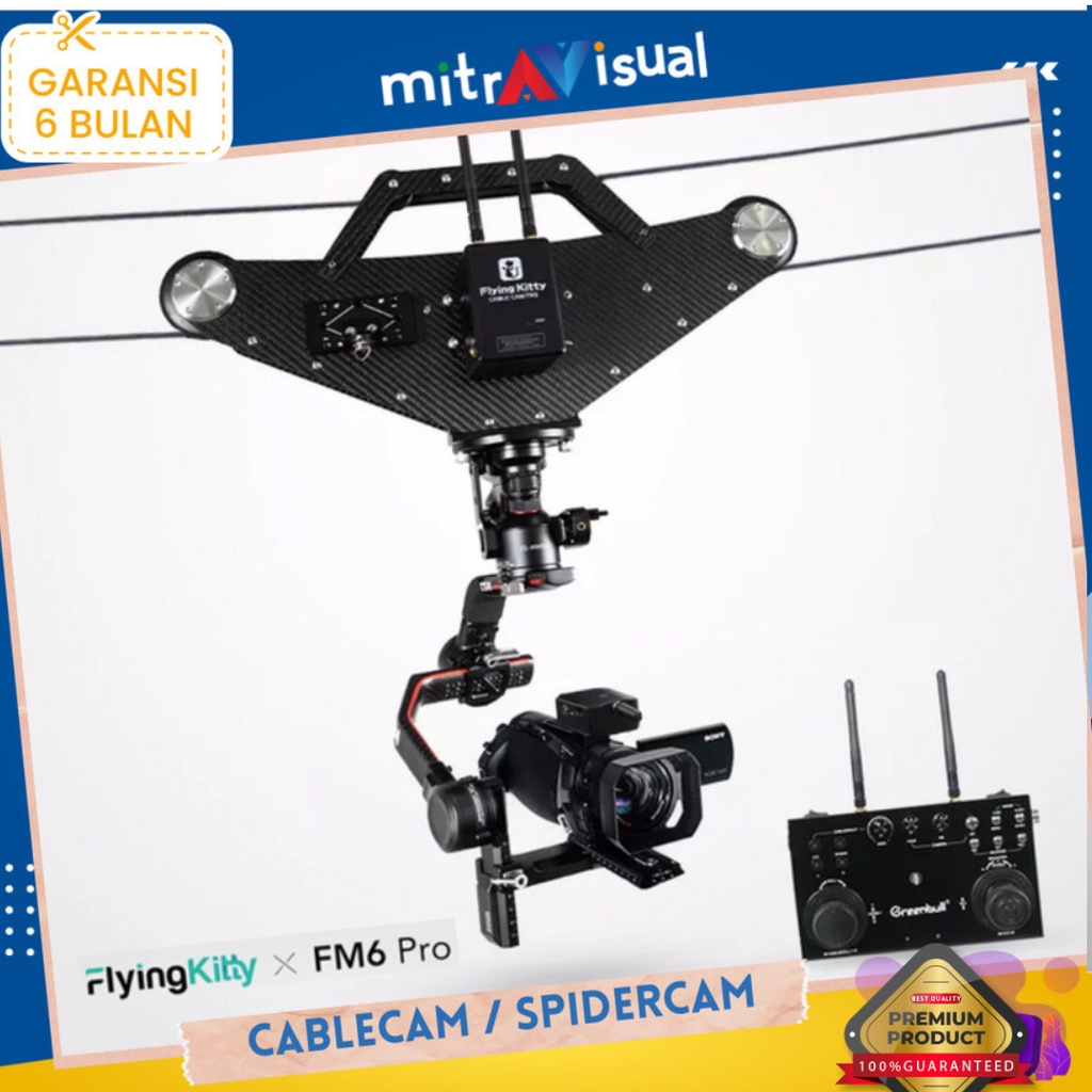 Jual Flying Kitty FM6 PRO Version Cablecam Spidercam System | Shopee Indonesia