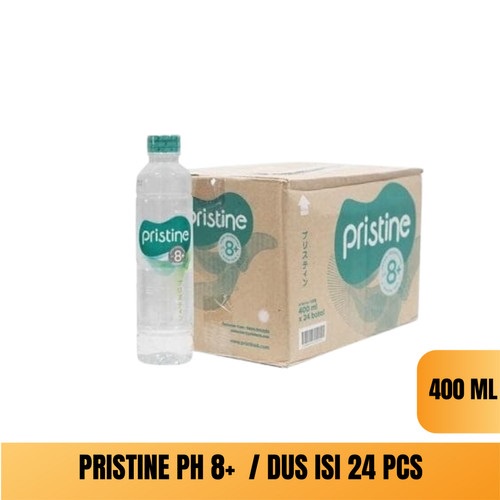 Jual PRISTINE 8.6+ 400ml / AIR MINERAL PH TINGGI 1 DUS ISI 24 BOTOL ...