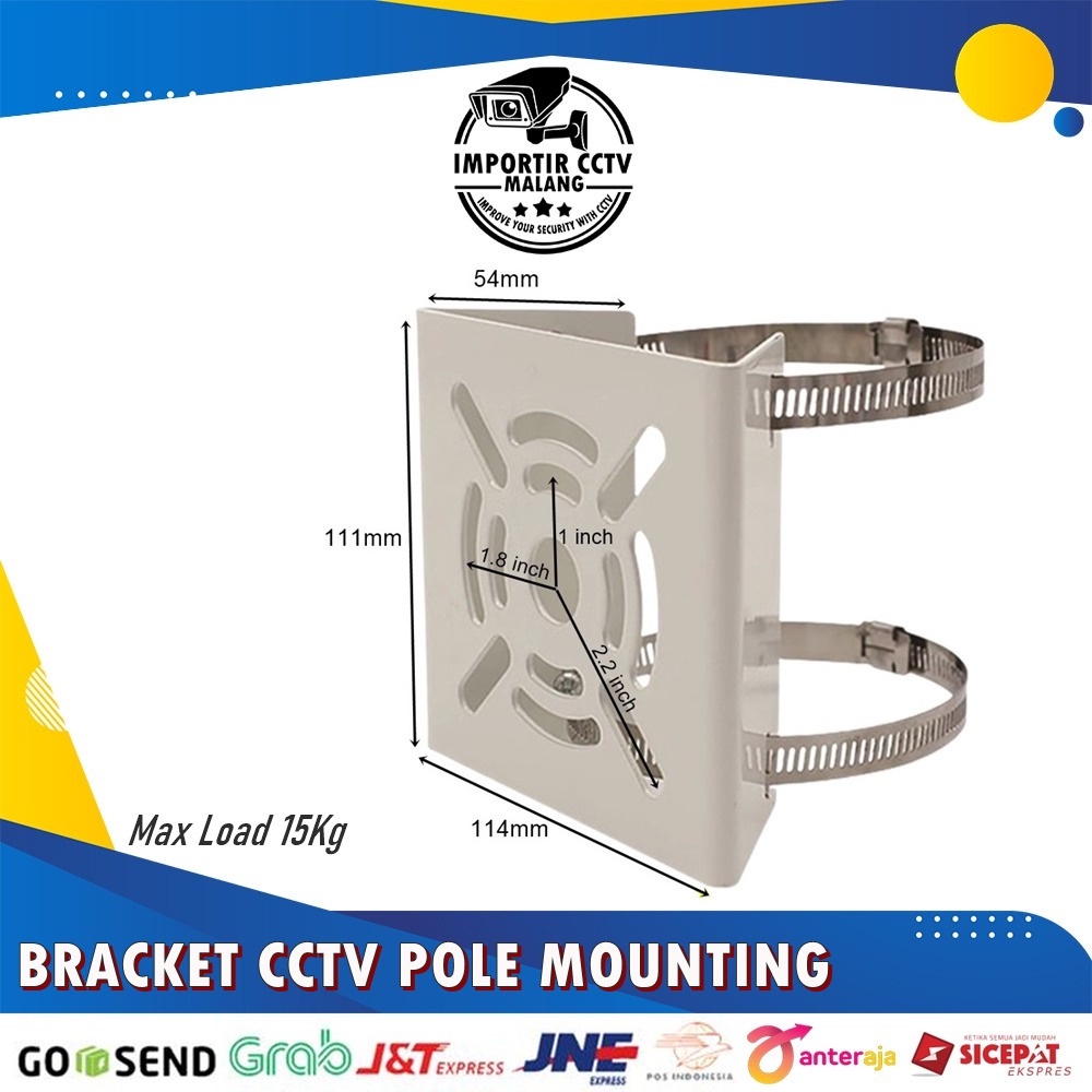 Jual Bracket Cctv Pole Mounting / Bracket Tiang - ICM | Shopee Indonesia