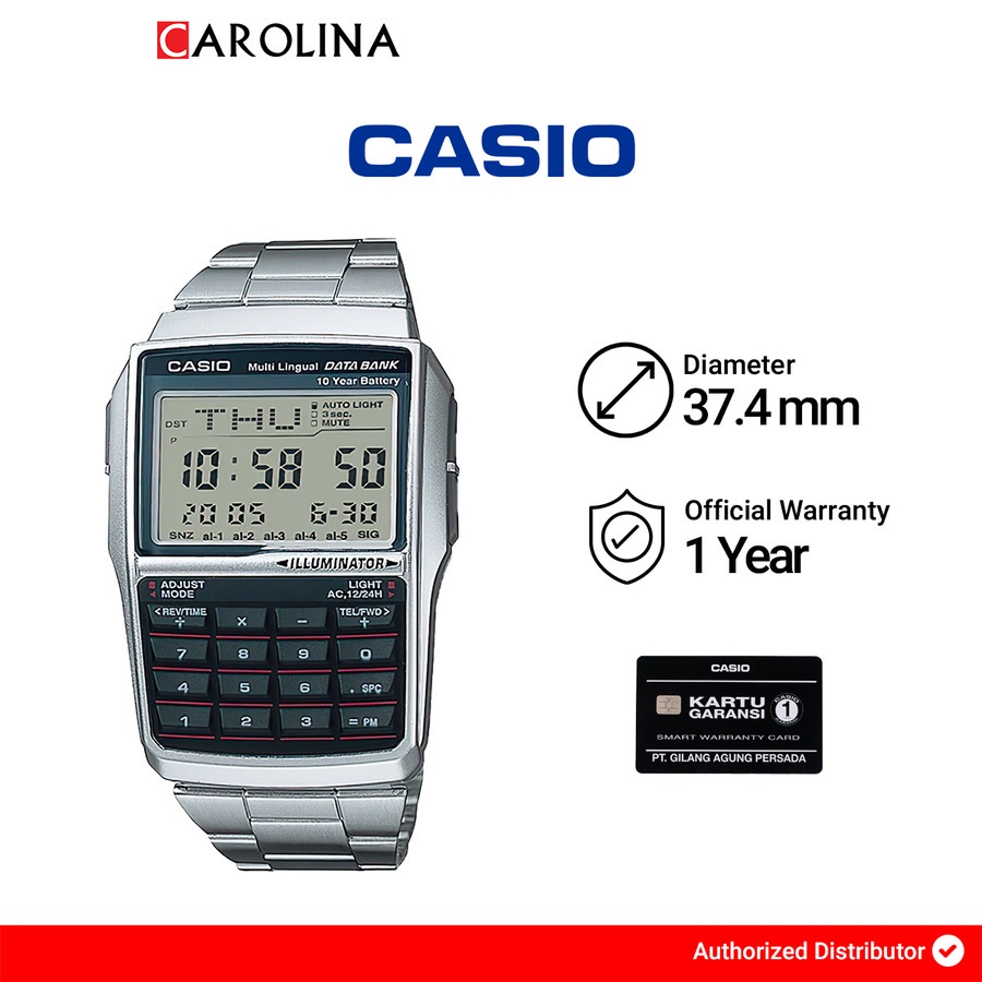 Jual Jam Tangan Pria Casio General DBC-32D-1A Calculator Pad Digital ...