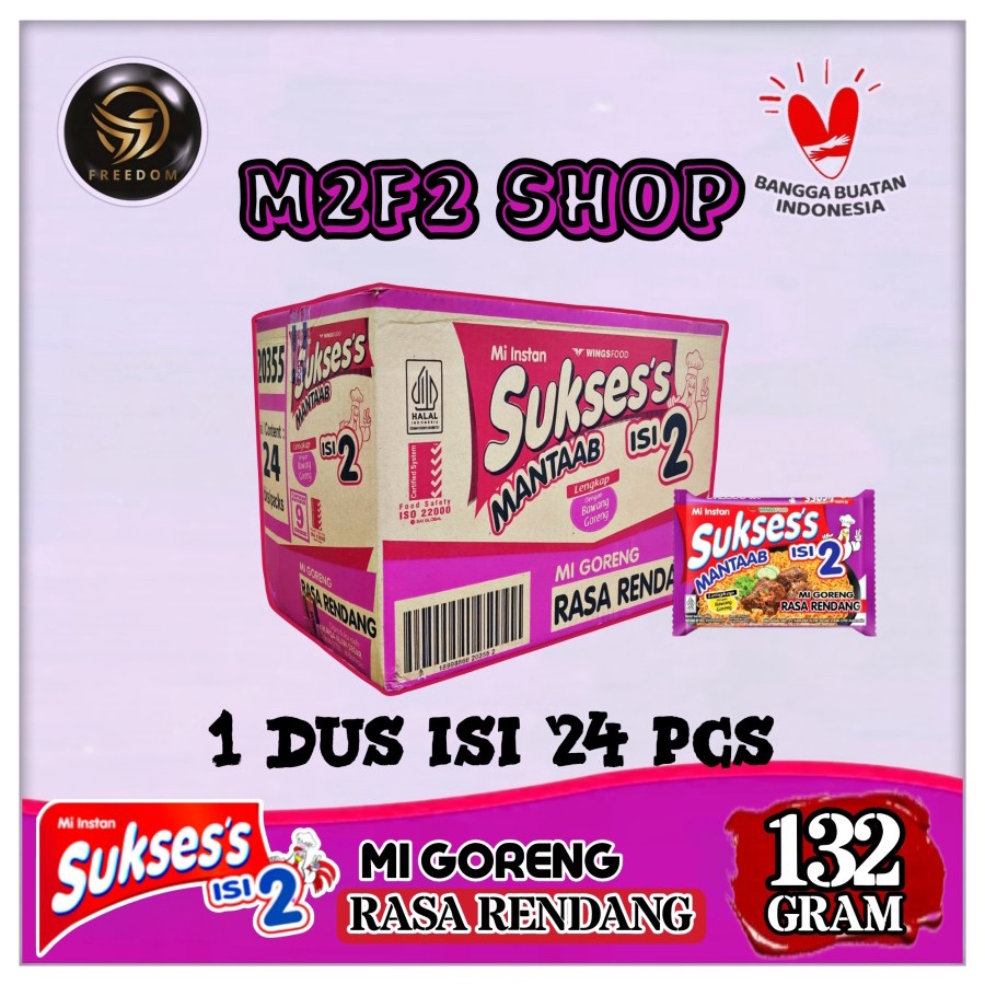 Jual Mie Suksess | Mi Sukses Instant Goreng Rasa Rendang - 132 gr ...