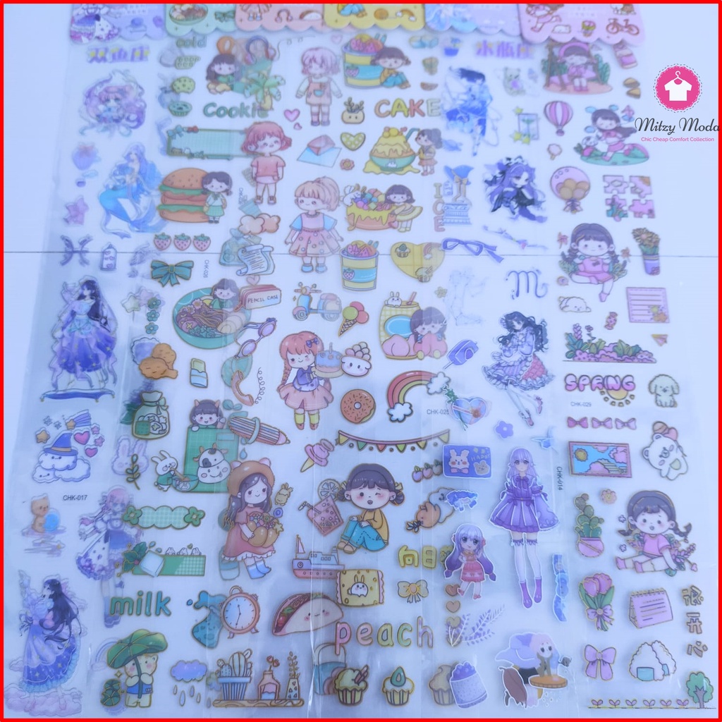 Jual Stiker Anak Perempuan Laki | Hologram Sticker Anak Momo - Mermaid ...