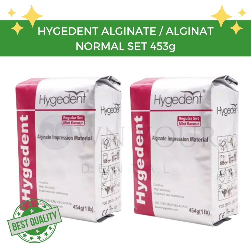 Jual Alginate Hygedent Normal Setting Dental Impression Bahan Cetak ...