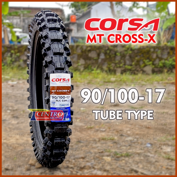 Jual CORSA MT CROSS-X 90/100-17 TUBE TYPE. BAN CROSS RING 17. | Shopee ...