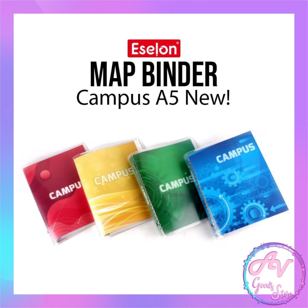 Jual Map Binder A5 Campus Series / Map Binder A5 20 ring / Binder Note ...