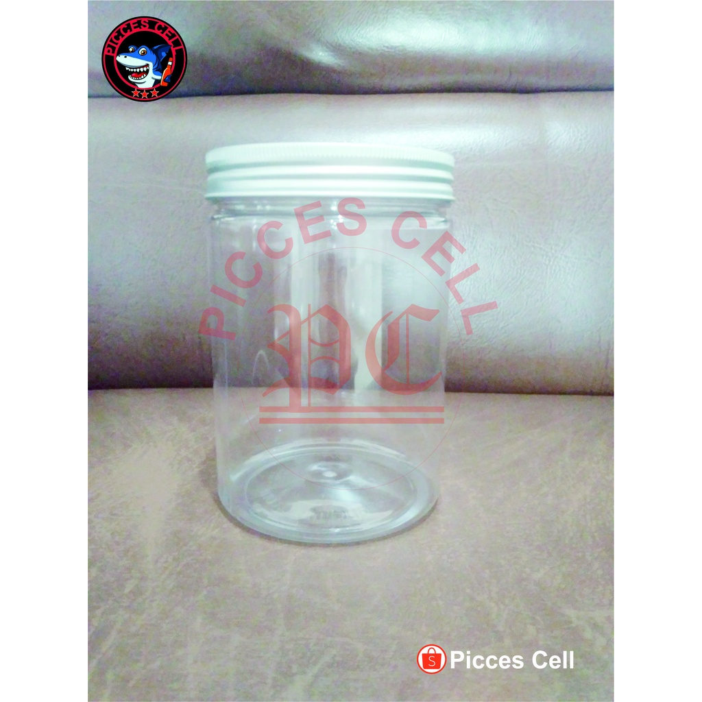 Jual Toples Kosong Jar Tabung Bulat 600ml, Toples Tempat Kacang camilan ...