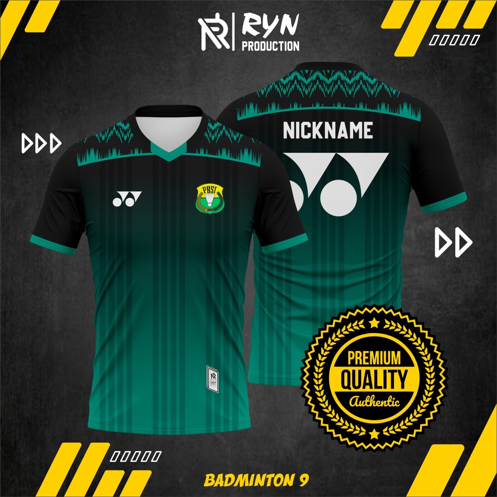 Jual Jersey badminton kaos bulu tangkis terbaru custom nama dan logo | Shopee Indonesia