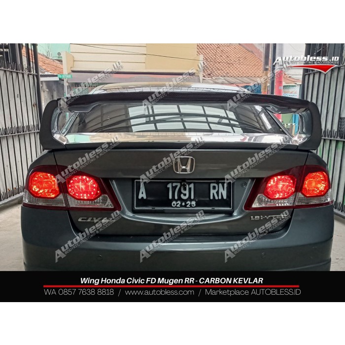 Jual Wing Spoiler Civic Mugen RR Civic FD Mugen RR | Shopee Indonesia