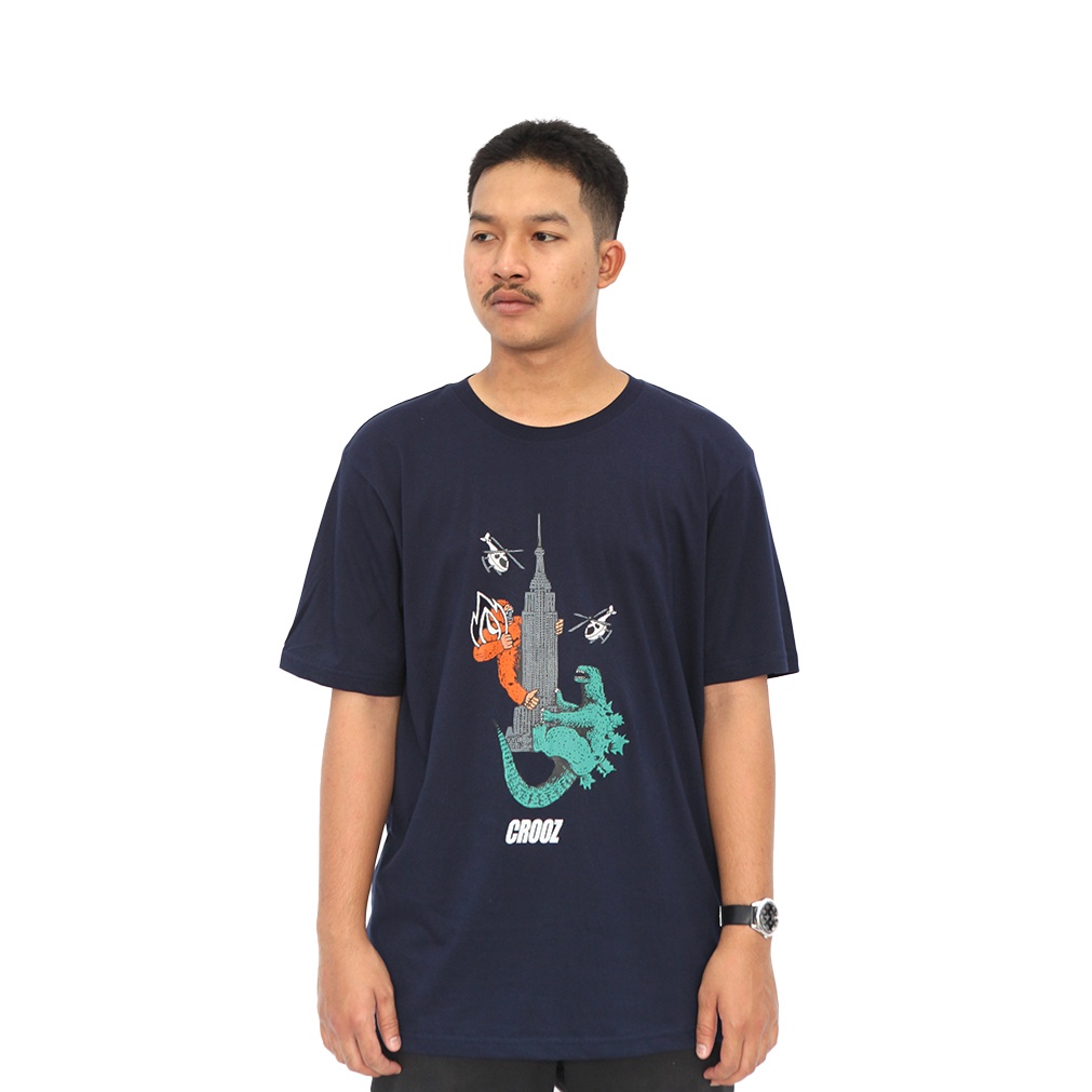 Jual KONGZILLA | CROOZ COMFY SOFT T-SHIRT | Shopee Indonesia