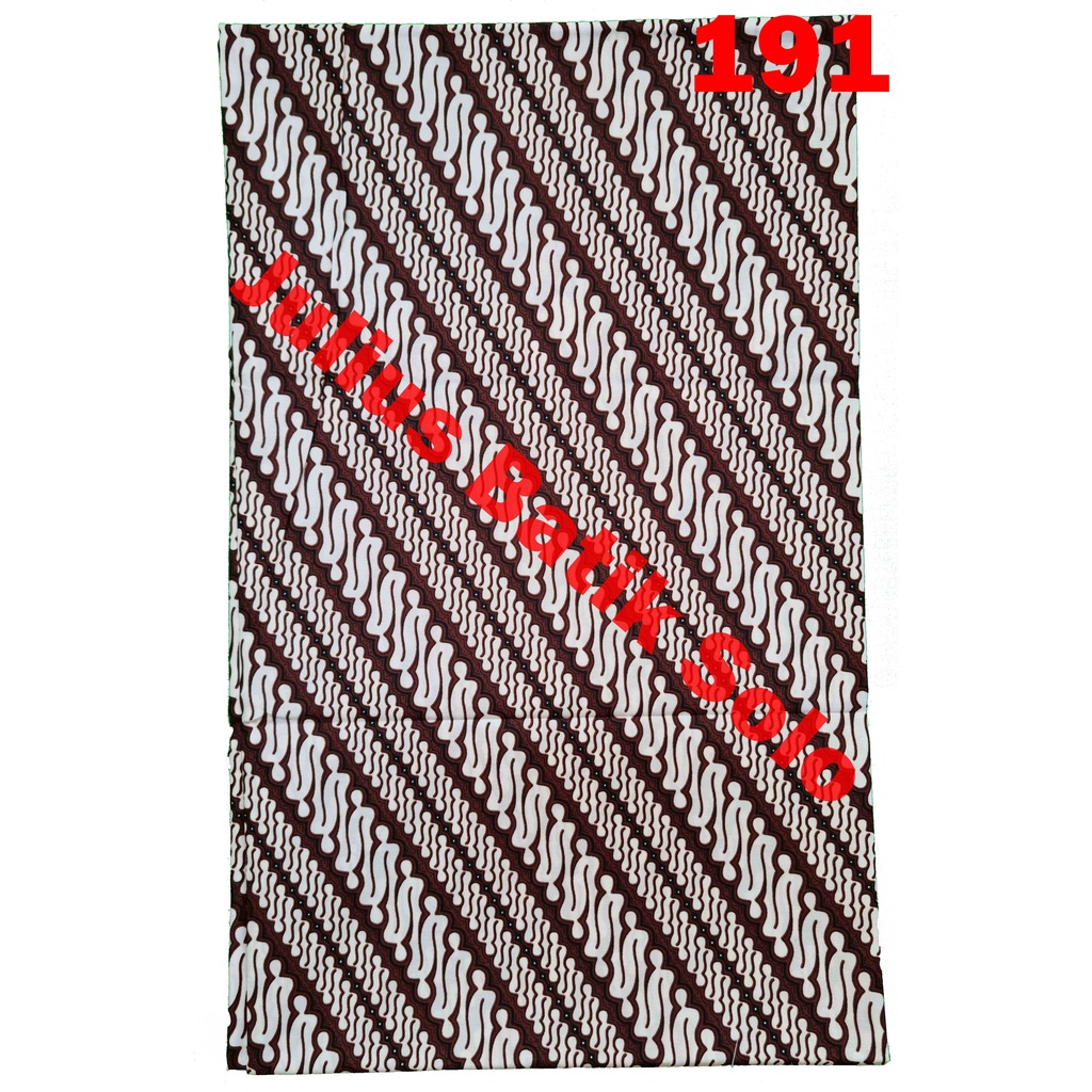 Jual KAIN BATIK MOTIF JARIK H. SANTOSO AAA UNGGUL JAYA JARIK BATIK PUTIH PANJANG DAN HALUS ...