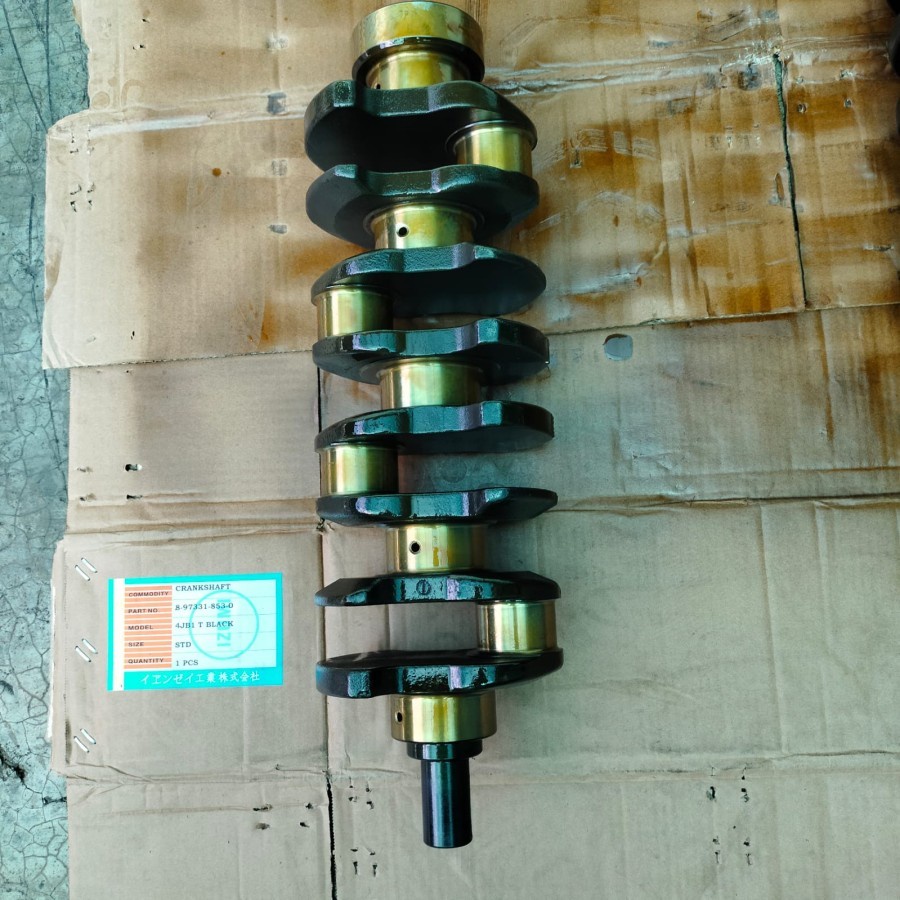 Jual SPARE PART GRANK CRANK SHAFT KRUK AS ISUZU ELF NHR NKR 55 TURBO ...