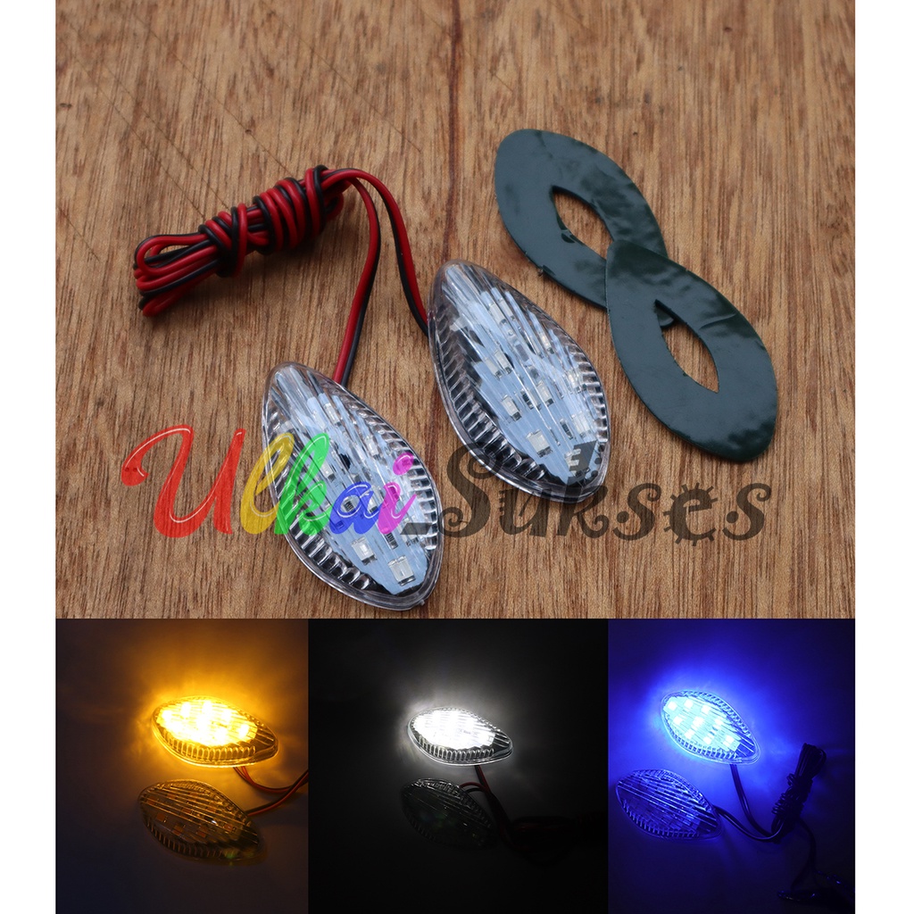 Jual Lampu Sen New Variasi LED Sen Oval Universal Murah Laris Lampu ...