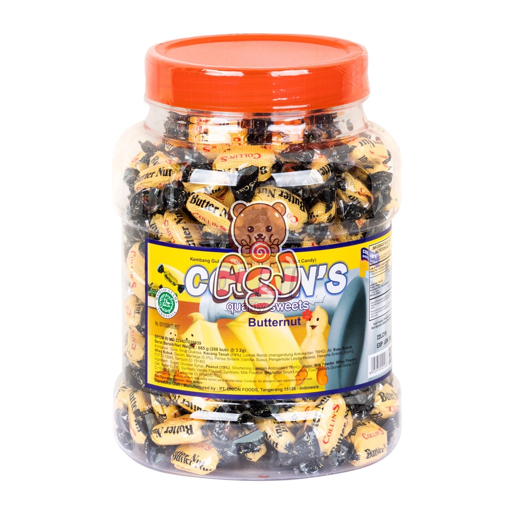 Jual PERMEN COLLIN'S BUTTERNUT TOPLES ISI 208 X 3.2GR | Shopee Indonesia