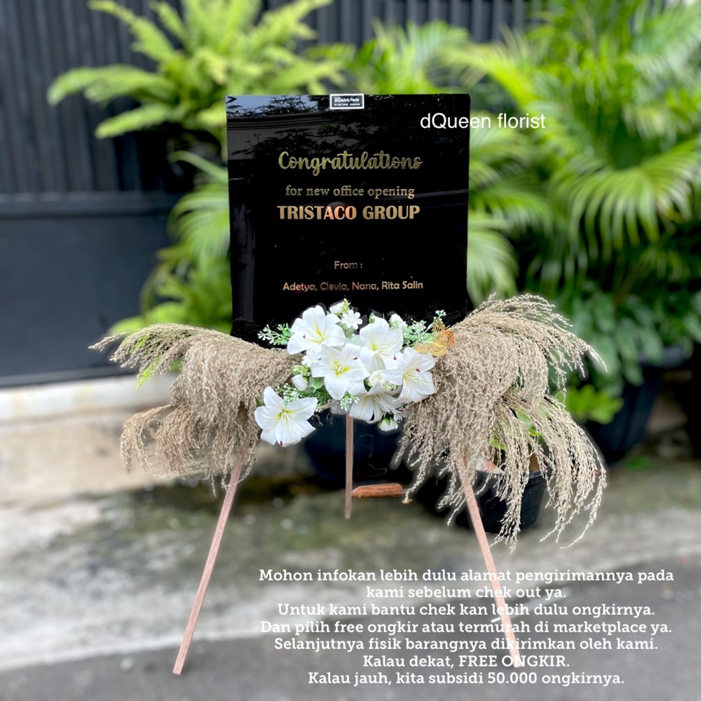 Jual DQueen Florist Bunga Papan Akrilik Acrylic Ucapan Selamat Dan ...