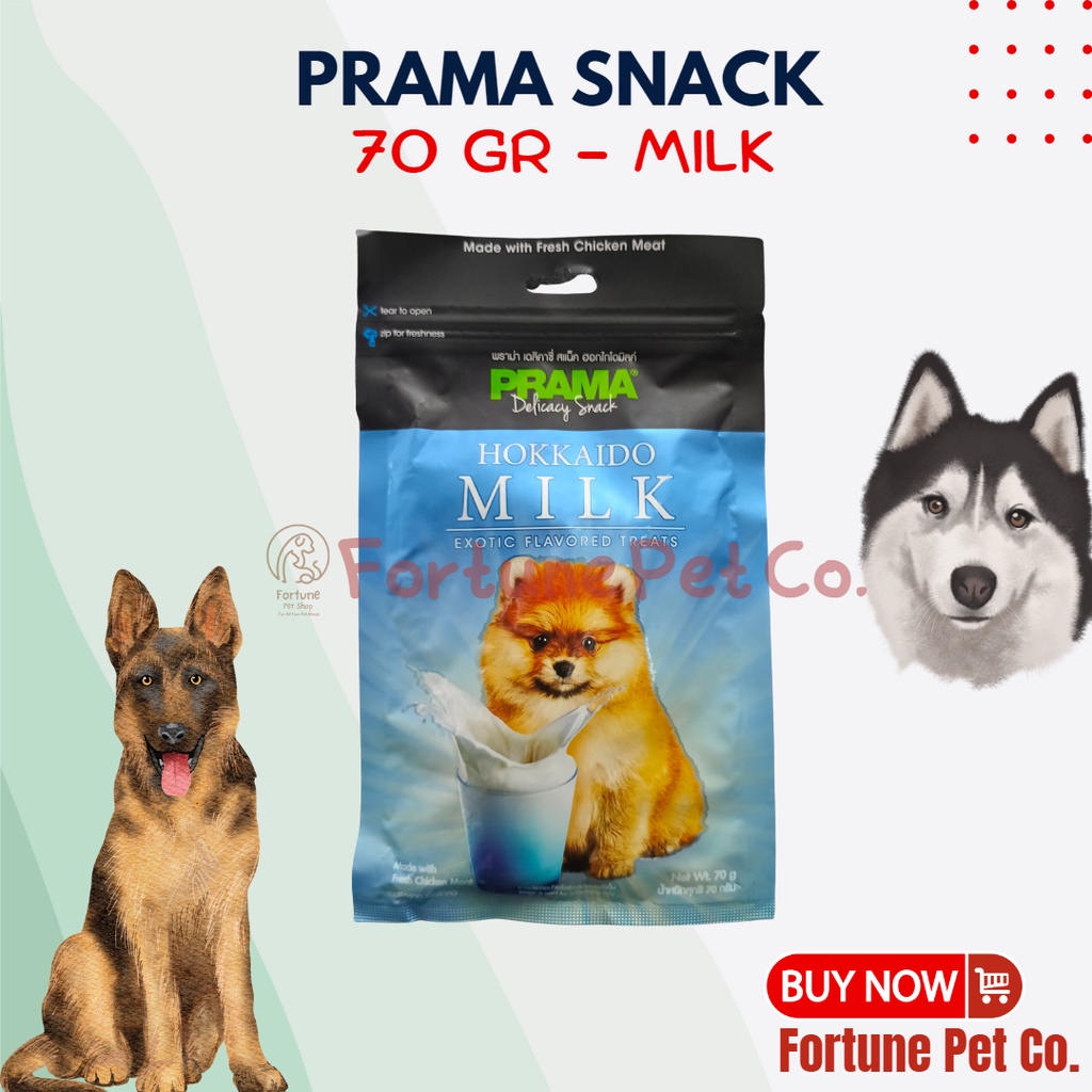 Jual Prama Dog Snack Milky Sticks 70 gram - Snack/Makanan /Cemilan ...