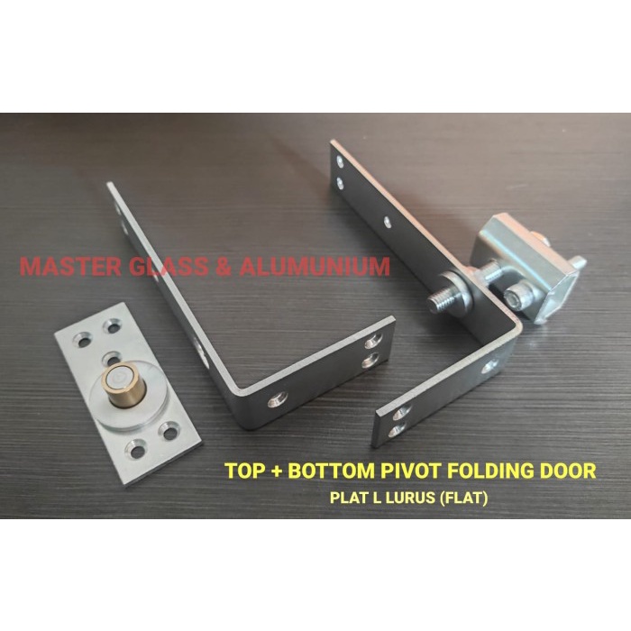 Jual Engsel Pivot Pintu Lipat Atas dan Bawah Plat L Lurus (Flat ...