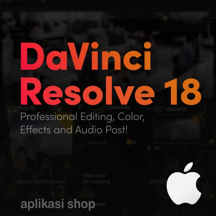 Jual 106 Davinci Resolve Studio Advanced Video Editing Mac | Shopee ...