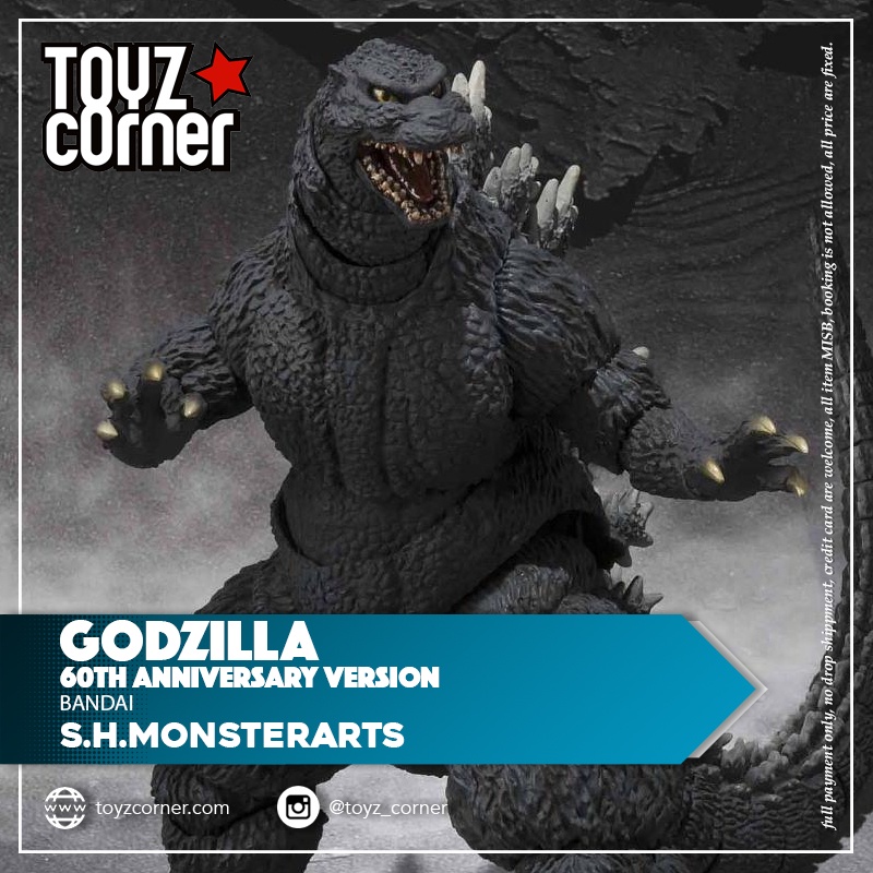 Jual Toyz Corner - Bandai S.H.MonsterArts Godzilla (60th Anniversary ...