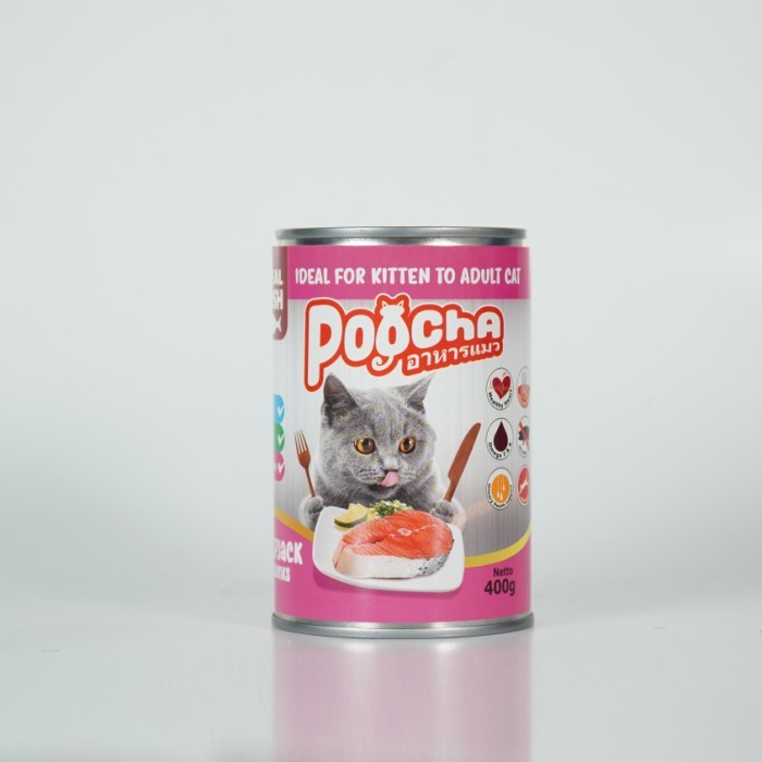 Jual POOCHA CAT WET FOOD 400GR 400 GR GRAM MAKANAN KALENG KUCING BASAH ...