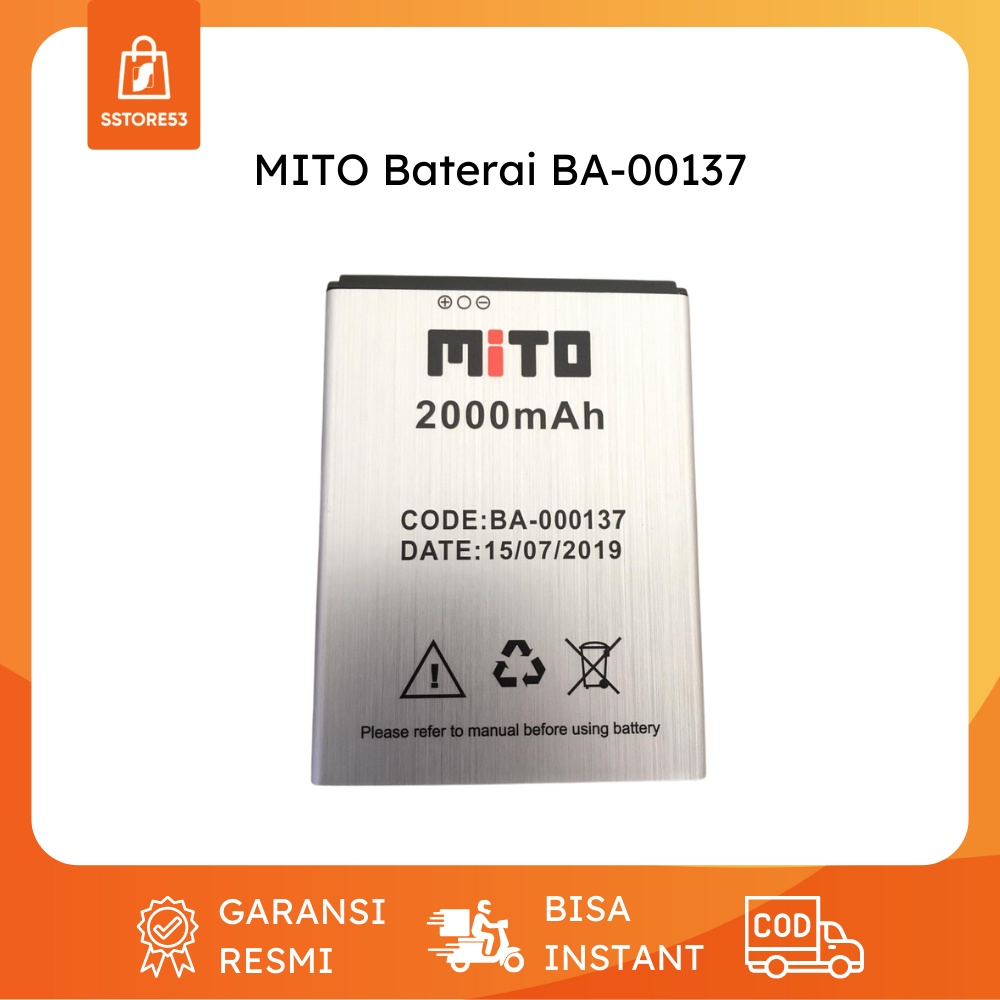 Jual Baterai MITO BA00137 Note A62 Double Power Batre HP Battery Ori 100% | Shopee Indonesia